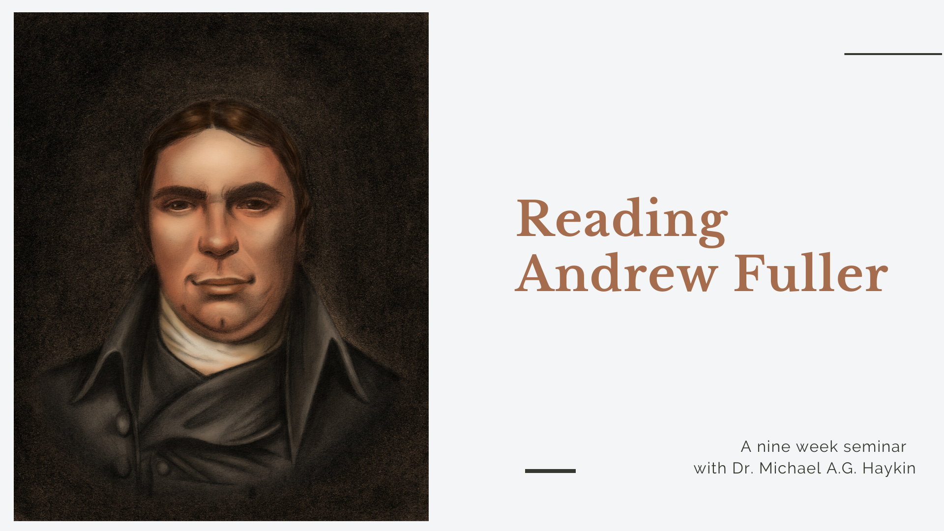 Course: Reading Andrew Fuller – H&E Publishing